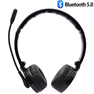 onn. Wireless On-Ear Headphones With Rotating Boom Microphone - Walmart.com
