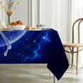 Chilfamy Cosmic Luna Moth Print Rectangle Dining Tablecloth, Festive ...