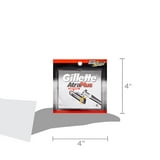 Gillette Atra Plus Men's Razor Blade Refill Cartridges with Lubrastrip ...