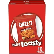 (4 pack) Gripz Cheez-It Original Mini Cheese Crackers, Kids Snacks, 12 ...