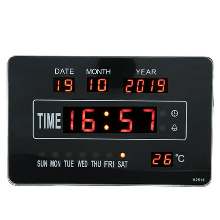 Electronic Calendar Clock, Digital Clock Calendar Clock, Battery ...