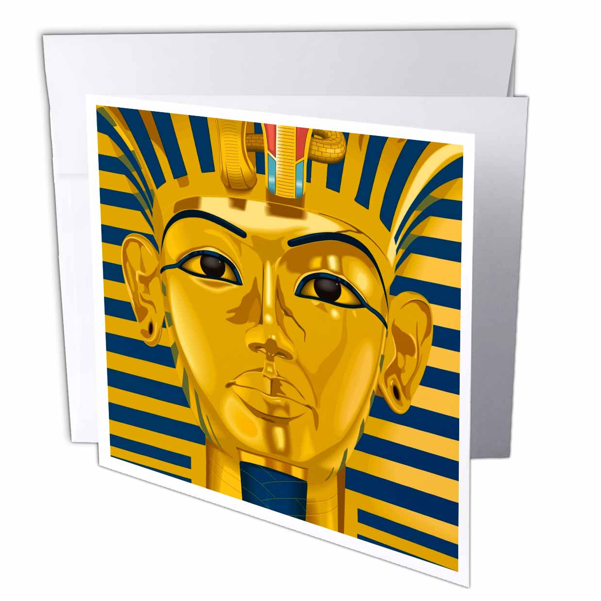 Graphic Image of Tutankhamun 6 Greeting Cards with envelopes gc-291564 ...