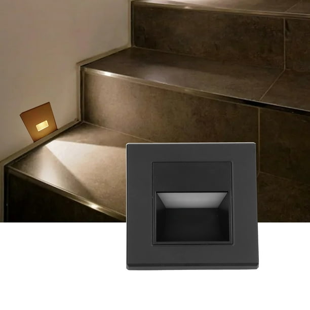 LED Step Light, 85-220V 1.5W Recessed Step Light ABS And Acrylic For ...
