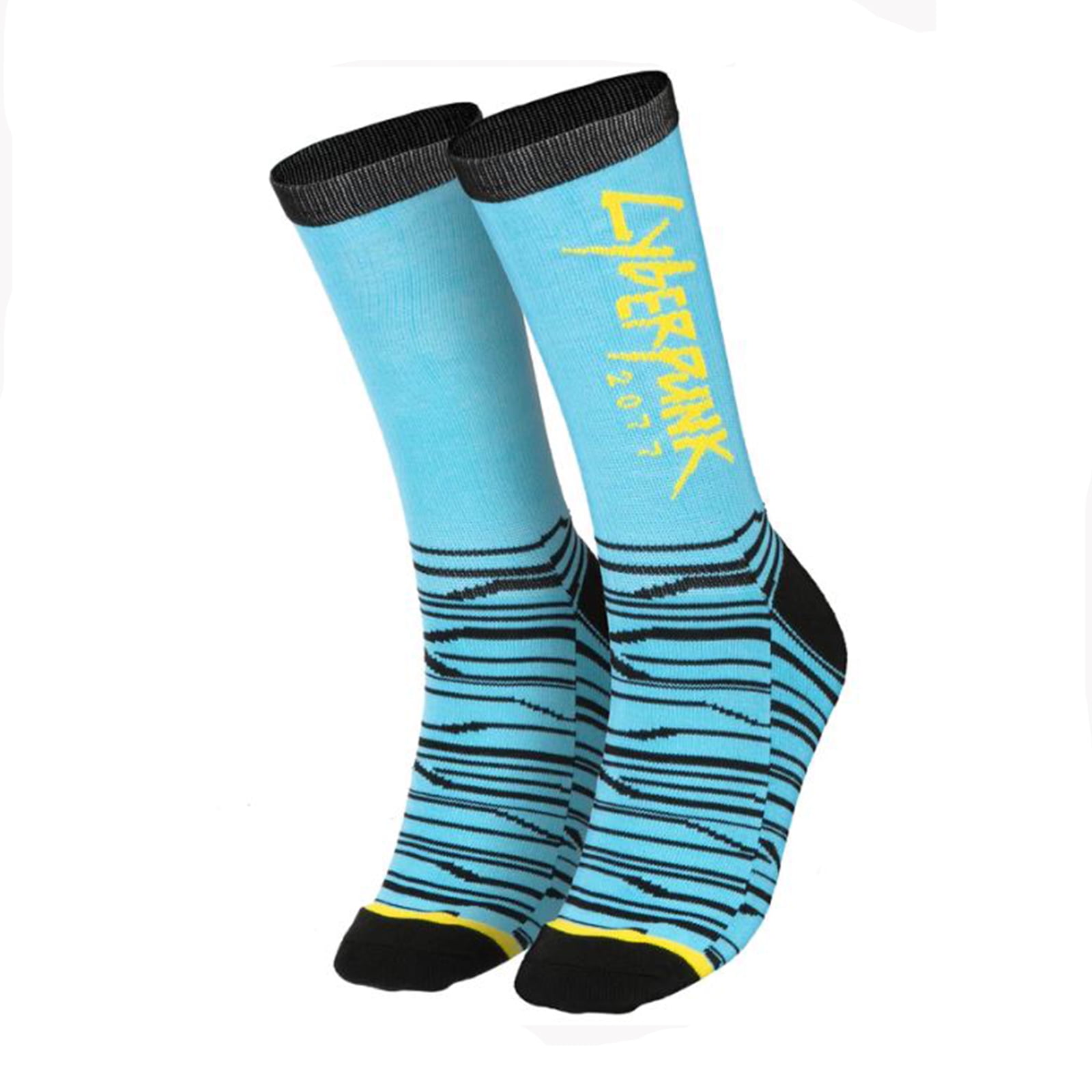 Cyberpunk 2077 Netrunner Socks Blue - Walmart.com