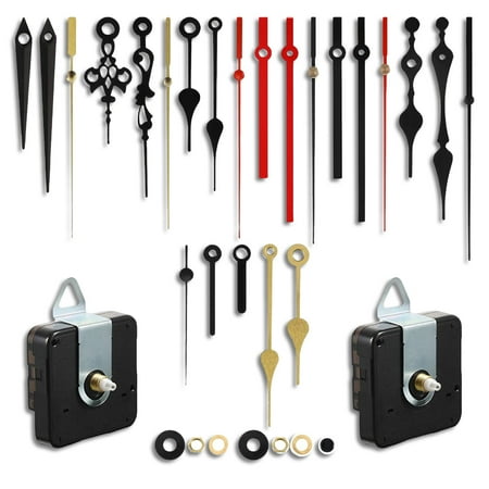 fastboy 2 Pieces Quartz Clock Movement Mechanism with 8 Clock Hands ...