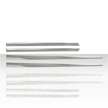 Body Side Molding Set (Raised/Chrome) for 2014-2019 Toyota Highlander ...