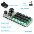 Chngsng Mini Knob Keyboard Custom Programmable Bluetooth Rgb 15 12 6