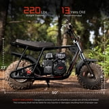 FRP GMB100 Performance 99cc Gas Powered Mini Dirt Bike, 28MPH Off-Road ...