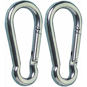 Boat Clip Stainless Steel Safety Spring Hook Carabiner, 3-1/8 ...