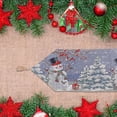 Christmas Tapestry Table Runner Black Top Hat Snowman 36" - Walmart.ca