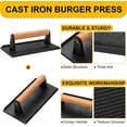 Burger Press, Smash Burger Press for Blackstone Griddle, Heavy Duty ...