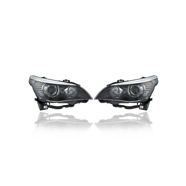 Headlight Assembly - Compatible/Replacement for '08-10 BMW 5-Series ...