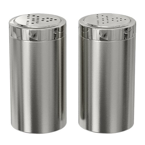 NU Steel Stainless Steel Salt and Pepper Set - Walmart.com