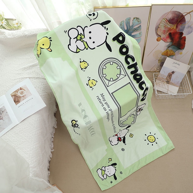 Sanrio Toalla de baño grande de Hello Kitty, Melody Kuromi Toalla de ...