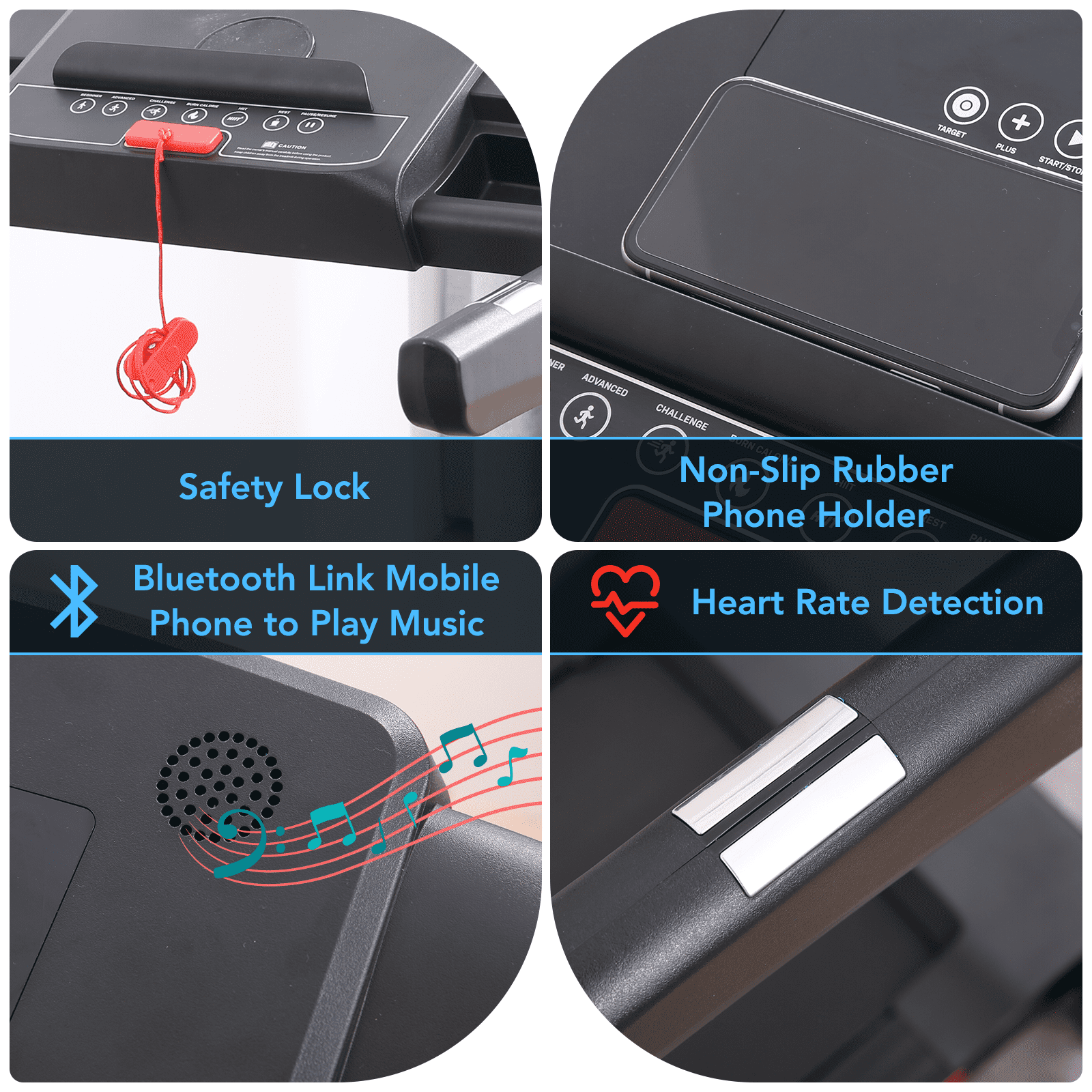 Buy MaxKare Electric Treadmill with Voice Control Folding Treadmill ...