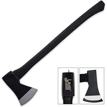 Stansport Camp Axe with Carbon Steel Head - Long Handle - Red - Walmart.com