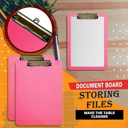 Phyboom Plastic Clipboard Writing Pad Folder A4 Writing File Tablet ...