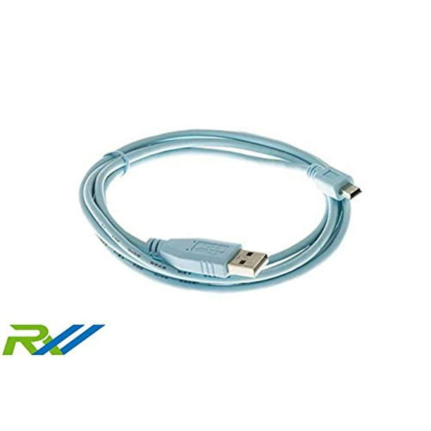 Cisco Compatible Console Cable 6 Feet with USB Type A and mini-B ...