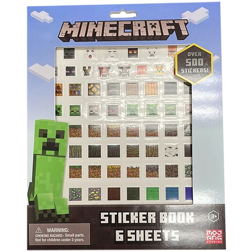 Innovative Designs - Minecraft - STICKER BOOK (6 Sheets - Over 500 ...
