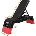 Yes4All Adjustable Exercise Stepper, Multifunctional Fitness Aerobic ...