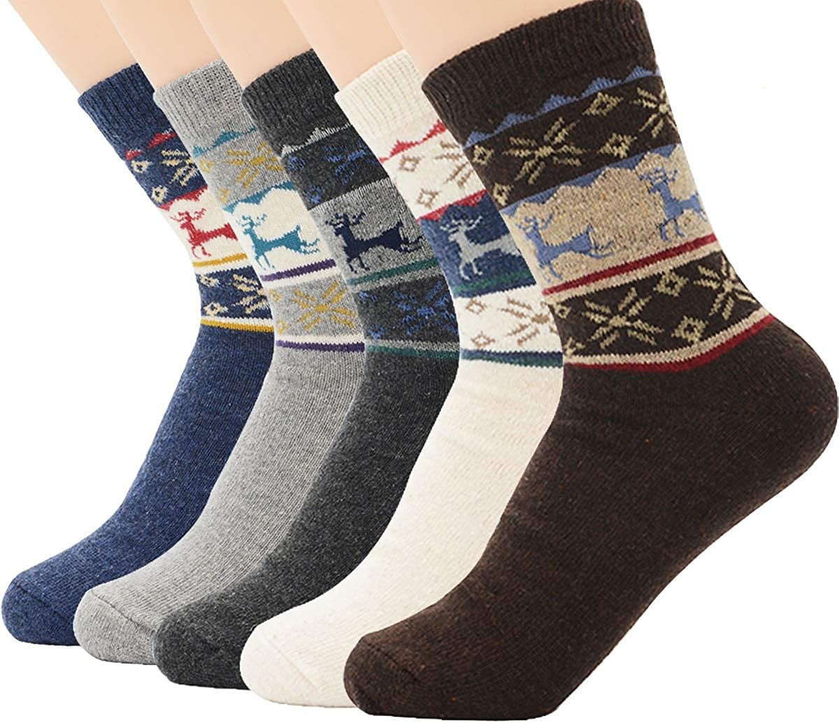 Zando Mens Athletic Socks Outdoor Sports Socks Warm Thick Socks Cozy ...