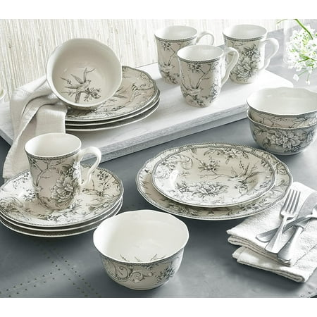 Adelaide Antique White 16 Piece Dinnerware Set | Walmart Canada