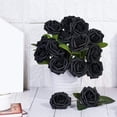Artificial Foam Roses Flexible Stems for Wedding Bouquets Craft ...