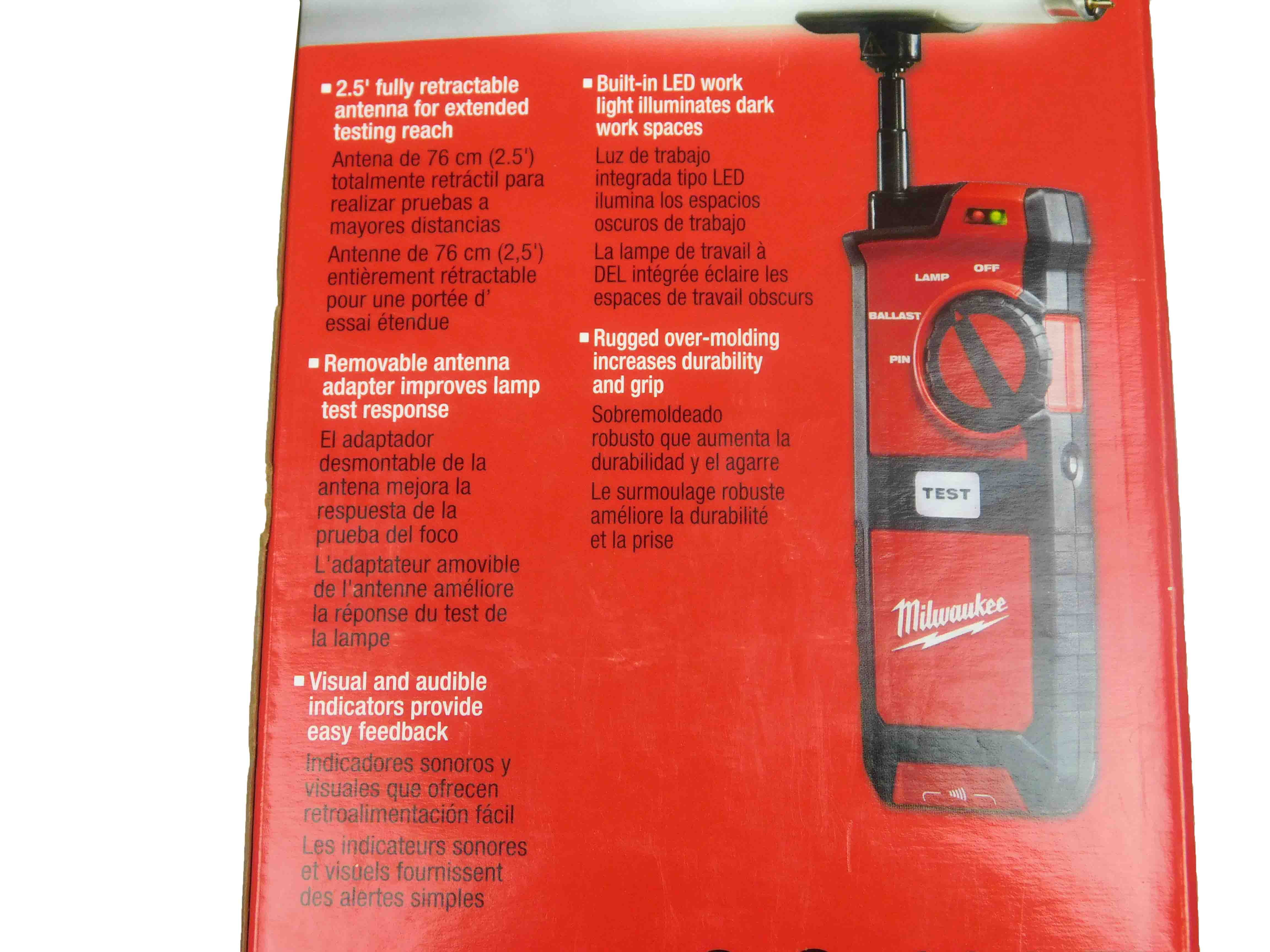 Fluorescent Ballast Tester Milwaukee Fluorescent Lighting Digital