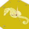 3drose, Sandy Yellow Seahorse. Sea Horse Ocean Marine Beach Aquarium ...
