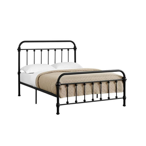 Bed - Full Size/Black Metal Frame Only - Walmart.com