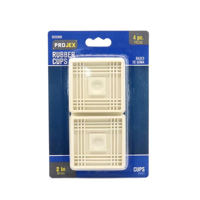 Click here for Projex 5035999 2 X 2 In. Rubber Square Caster Cup... prices