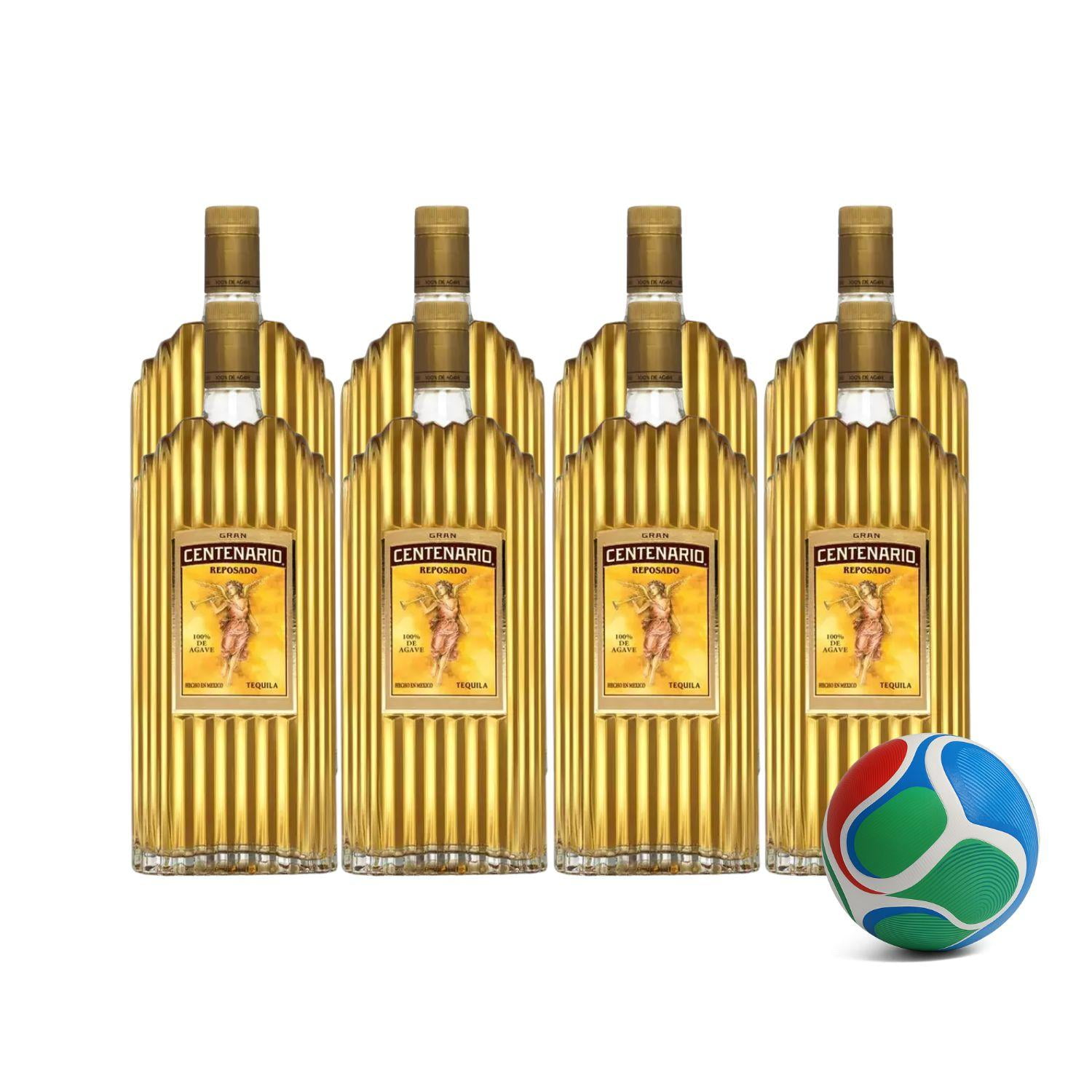 8 Tequila Gran Centenario Reposado 700 ml + Balón Mini | Bodega Aurrera ...