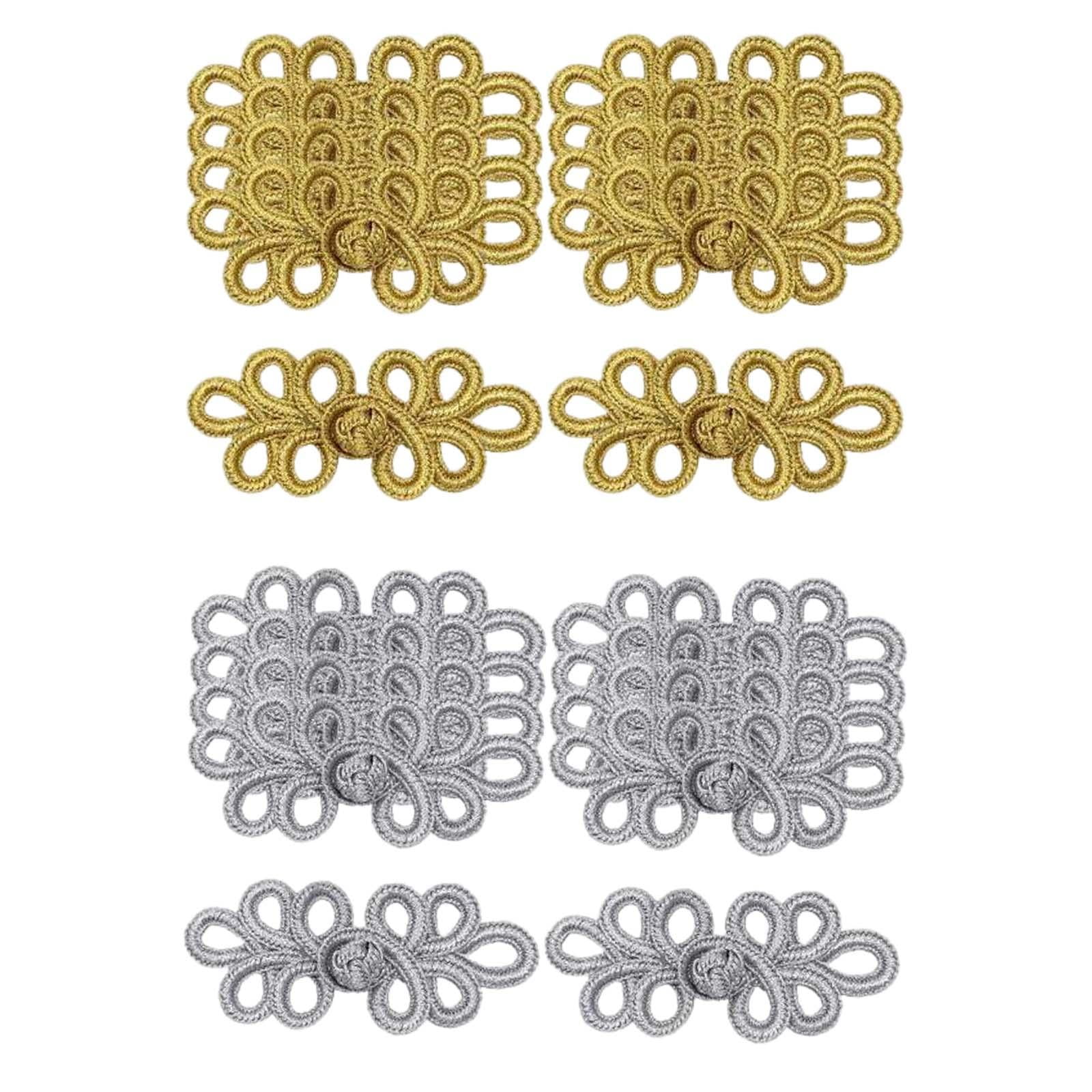 20Pairs Chinese Knots Frog Buttons Closure Fasteners DIY Sewing Outfit ...