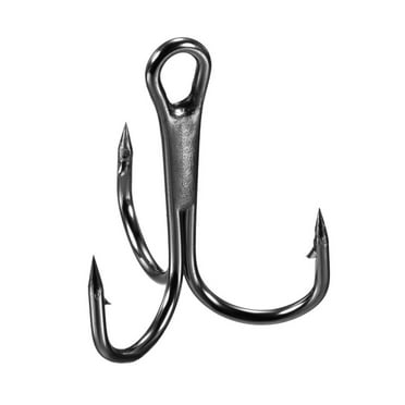 Uxcell 10 Sizes High Carbon Steel Claw Fish Fishing Hooks with Barbs ...