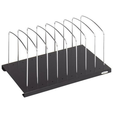 Safco Set of 6 Adjustable 8 Upright Sections Wire File Rack - Walmart.com