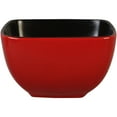 Better Homes & Gardens Rave Square Dinnerware, Red, Set Of 16 - Walmart.com