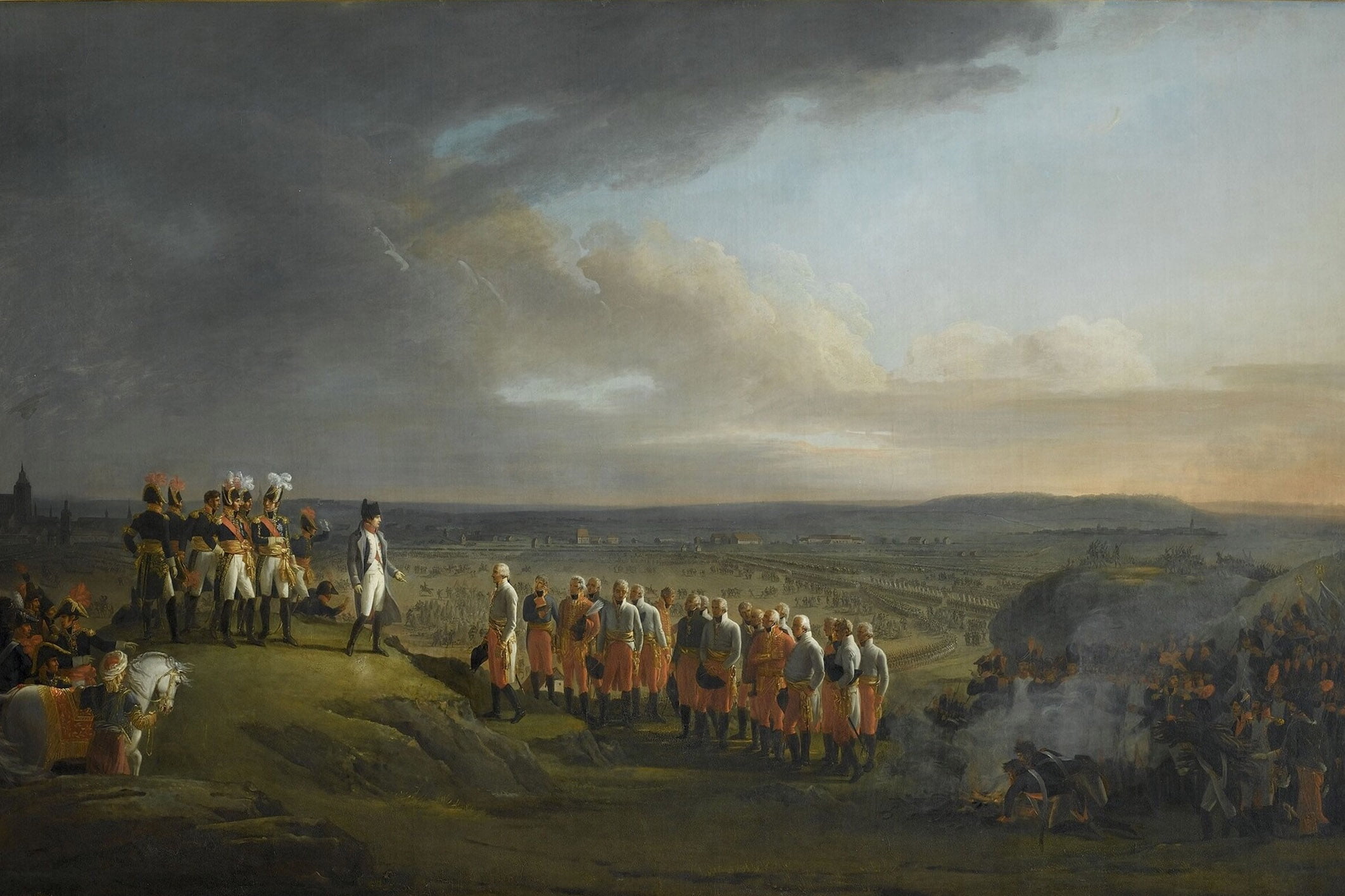 24x36 gallery poster, Napoleon receives surrender of Austrian General ...