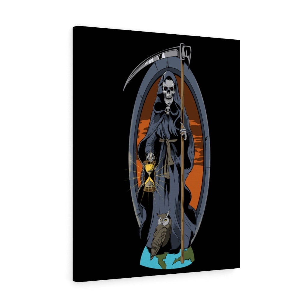 Santa Muerte Saint of Holy Death Canvas Ready To Hang Grim Reaper Wall ...