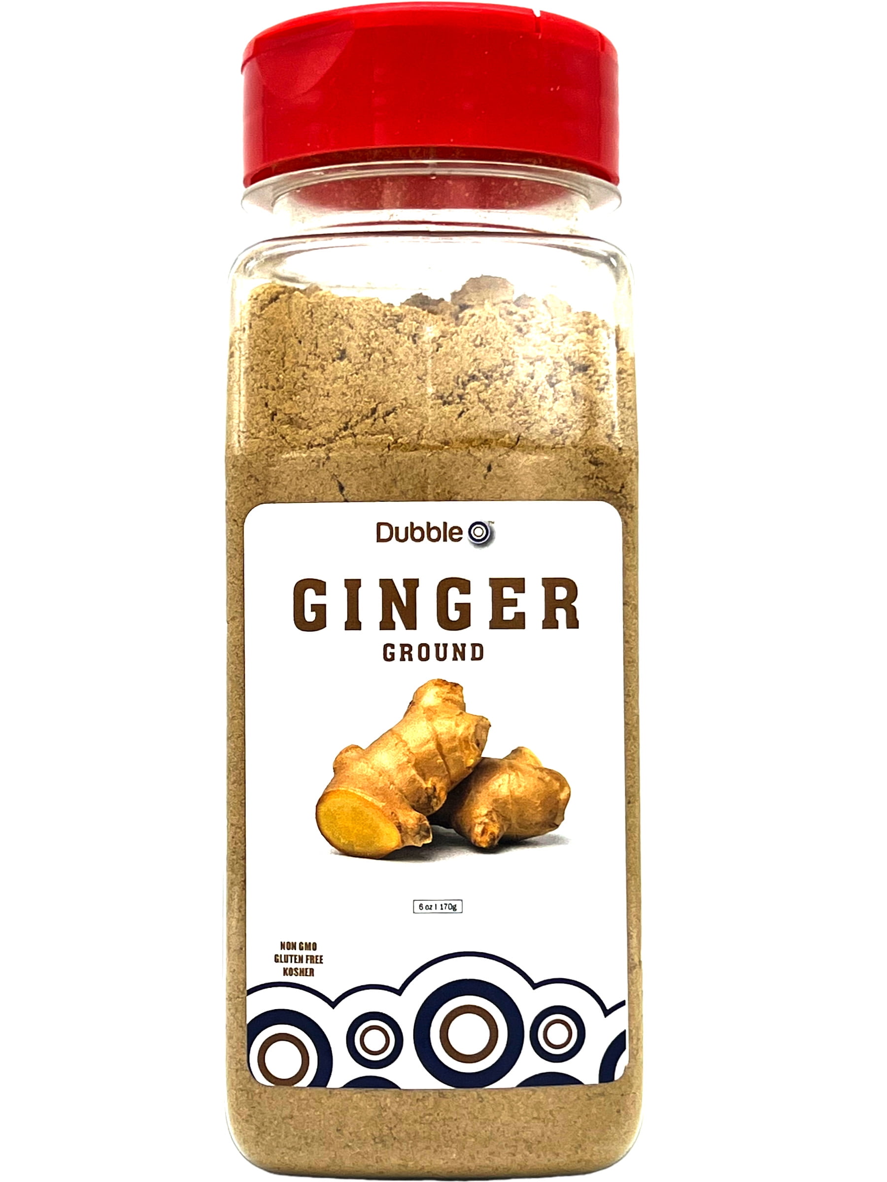 Ground Ginger Powder - 6 oz. - Non GMO, Kosher, Halal, and Gluten Free ...