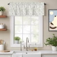 Curtain Valance for Windows, Sage Green Seamless Pattern Kitchen ...