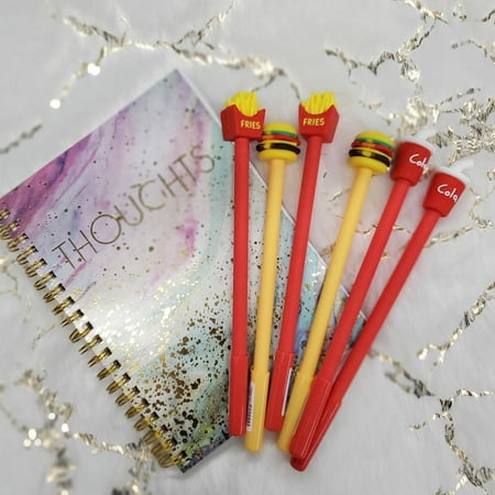 6 Pieces Mixed Fast Food Designed Pens | Walmart Canada