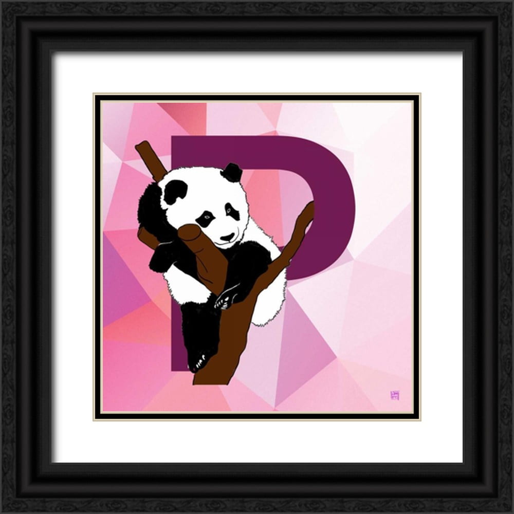 Perrenoud, Aubree 15x15 Black Ornate Wood Framed with Double Matting ...