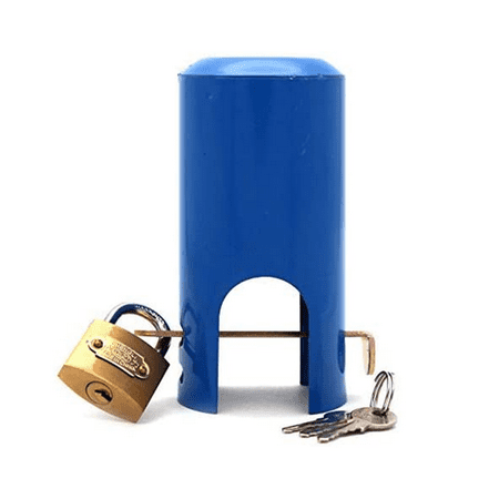 Insulated garden hose and housing water saving lock cover, locking ...