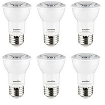 Sunlite LED G16.5 Light Bulb, 5 Watts (40W Equivalent), Candelabra E12 Base, Dimmable, Frost ...