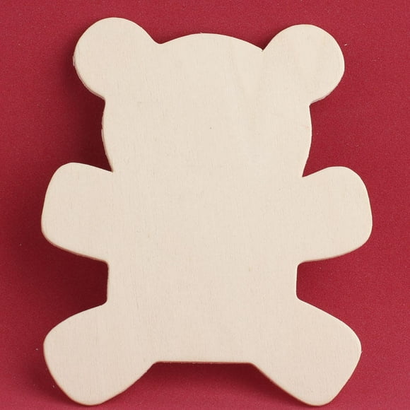 Wood Teddy Bear Cutout