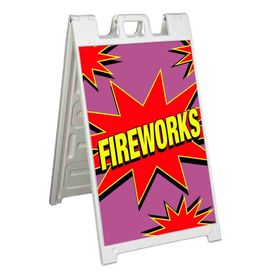 Fireworks (24" X 36") Standard A-Frame Signicade, Includes Decal ...