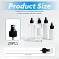 20 Pieces Plastic Spray Tops for Bottles Pump, 24/410 Perfume Fine Mist ...