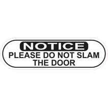 10in x 3in Stand Clear Automatic Sliding Door Sticker - Walmart.com