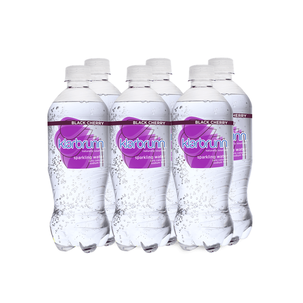 Klarbrunn Black Cherry Sparkling Water, 20 Fl. Oz., 6 Count - Walmart ...