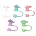 Dustproof Drinking Straw Caps Plug Reusable Straw Tip Lid Dustproof ...